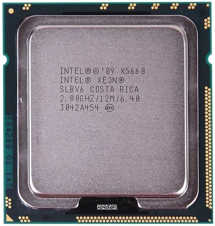 Процесор ЦПУ CPU Intel XEON X5660 шестядрен 1366 12MB Cache гр. Пловдив ...
