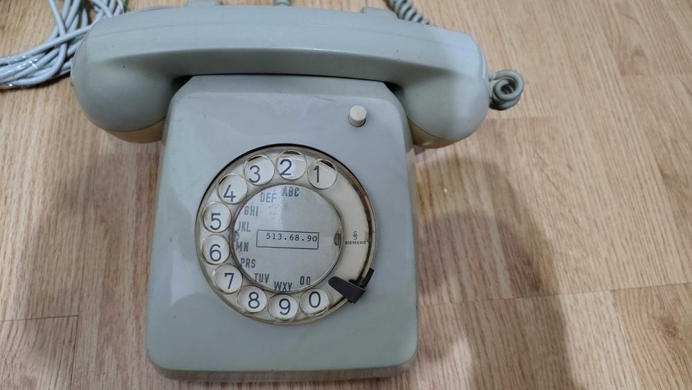 Telefon cu disc Siemens vintage/vechi 2 + cablu Oradea • OLX.ro