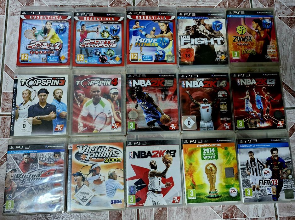 Fifa/PES/NBA/Tenis/ Fight Night/MMA/Joc move PlayStation 3/Ps 3 ...
