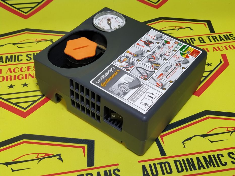 Compresor auto aer umflat roti original Continental 120 W 12V 10A ...