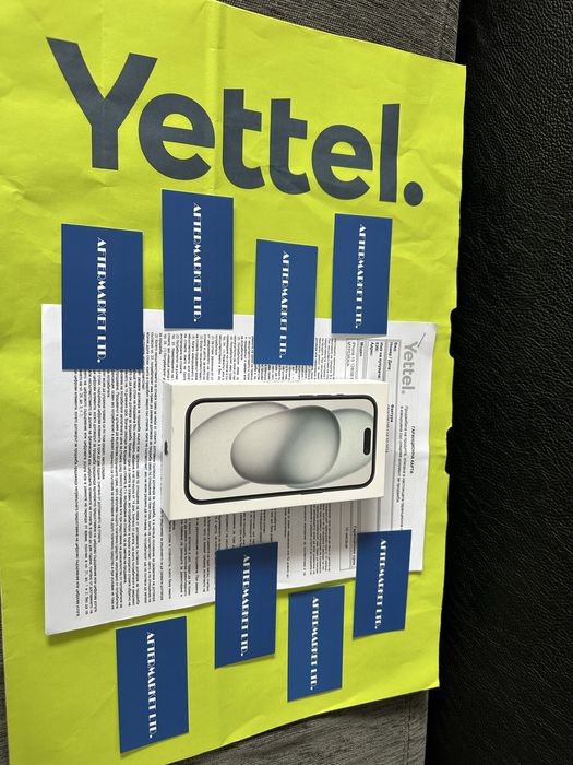 ЗАПЕЧАТАН 128GB iPhone 15 Yettel Гаранция 2027 г. White / Бял гр. София ...