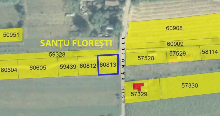 2 terenuri langa padurea Astoria-Snagov, unul planul2, altul la asfalt Santu-Floresti • OLX.ro