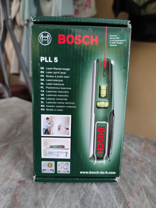 Лазерен нивелир BOSH PLL5 гр. Монтана Широк център • OLX.bg