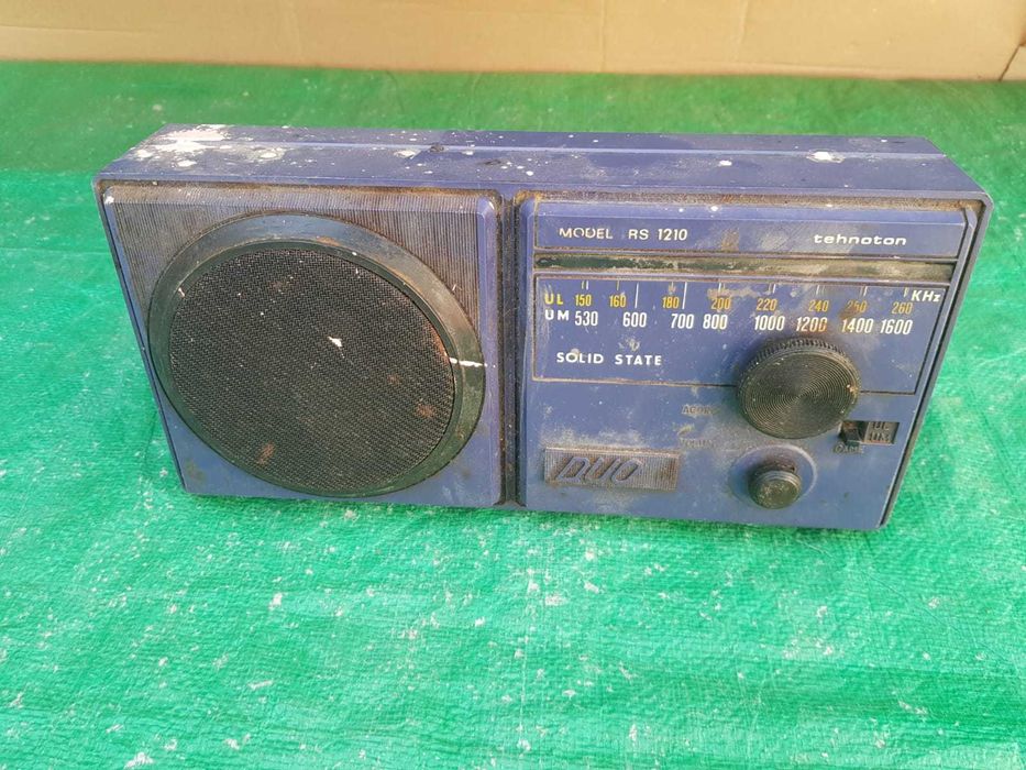 Radio vechi Duo RS 1210, fabricat 1985 Tehnoton Iasi,perioda comunista ...