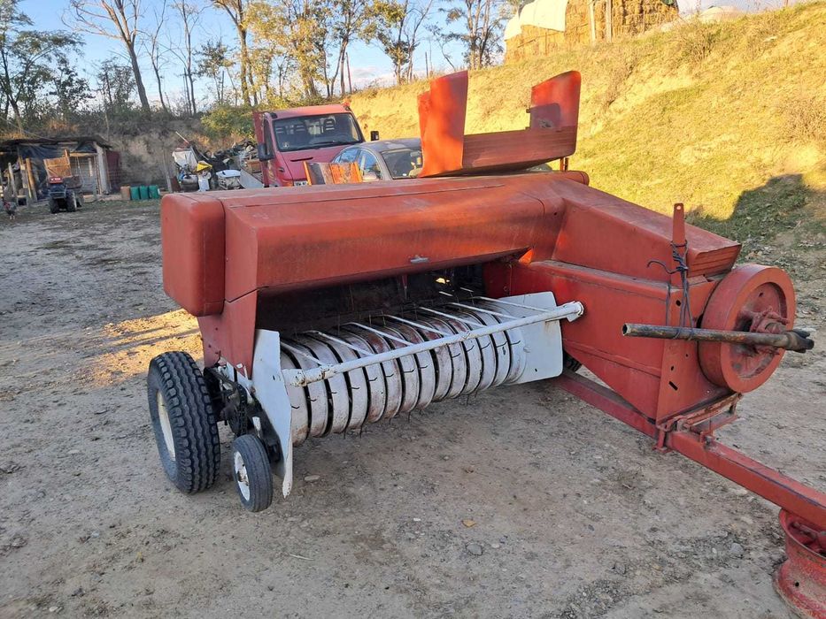 Tractoras cu utilaje SAME Golden 85 CP 4x4 cu scarificator + balotiera ...