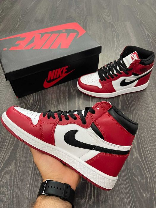 Adidasi/Sneakersi Jordan 1 Chicago red Produs nou calitate luxury ...