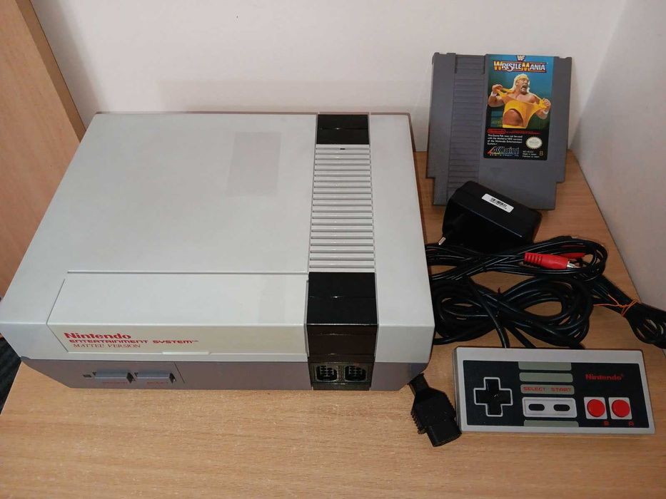 Joc copii NES 1985 nintendo entertainment system wrestlemania Vaslui ...