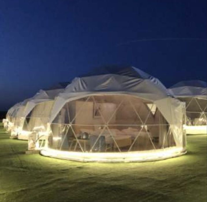 Igloo Geodezic 30mp, 4 Anotimpuri, Diametru 6m, dotat complet Brasov ...