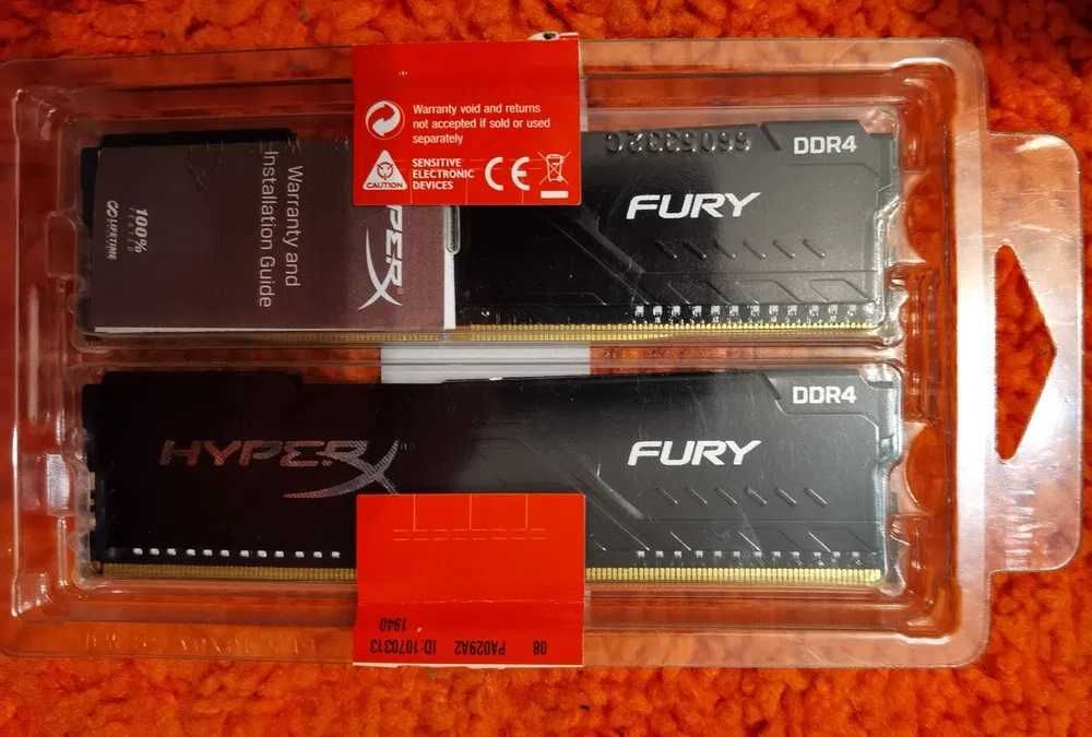 Memorii ram DDR4 HyperX Fury Black 8GB (2 X 4 GB) 2666 Mhz Bucuresti ...