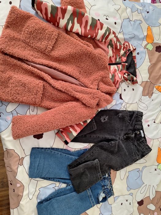 Palton, geaca primavara, blugi 8-9 ani Dobroesti • OLX.ro