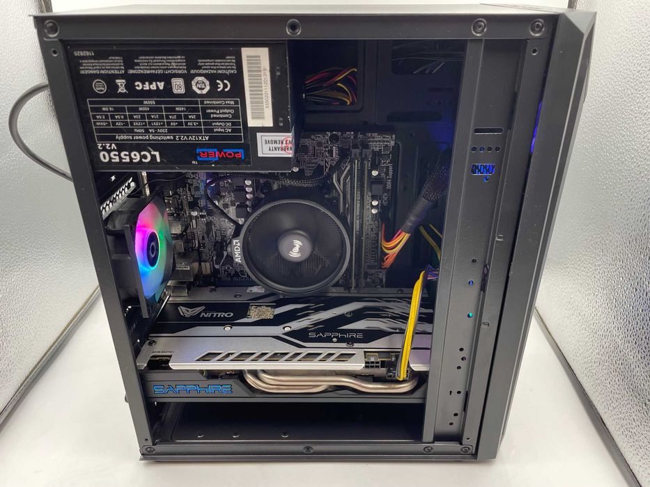 PC Desktop Gaming Ryzen 3 1200, 16GB RAM, RX 570 4GB, SSD M.2 256GB ...
