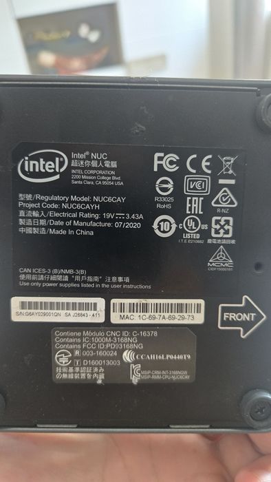 Mini PC, Intel NUC6CAY, ca nou Valu lui Traian • OLX.ro