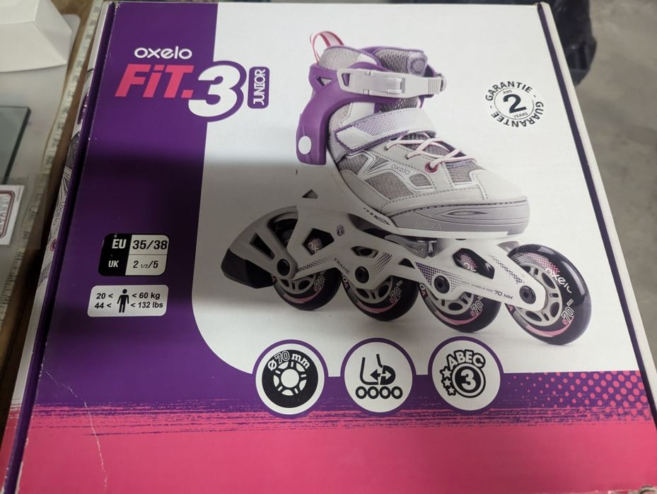 Детски РОЛЕРИ OXELO 32-35 + Подарък гр. София Славия • OLX.bg