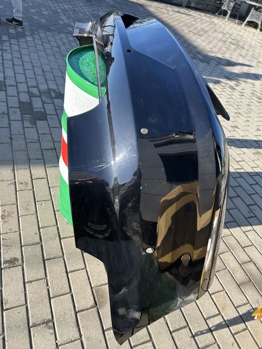 Bara spate+spoiler vopsita passat b7 sedan cod culoare LC9X 6 senzori ...