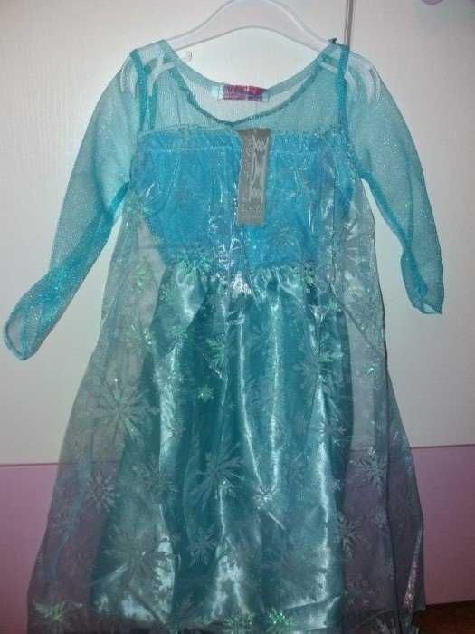 Rochie/rochita Elsa Frozen-carnaval petreceri tematice Bucuresti ...