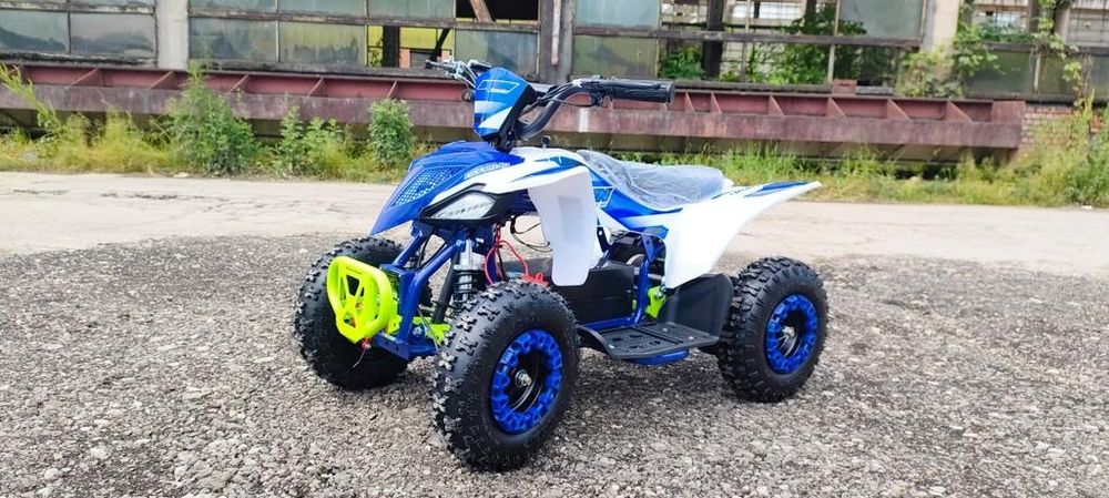 Atv Quad electric de 800W și 36v cu 3 viteze reglabile la cheie suspen ...