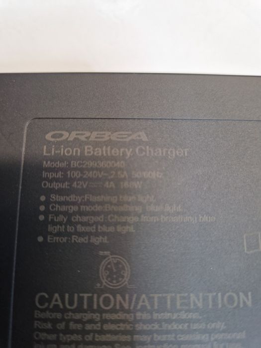 Incarcator bicicleta electrica Orbea Rise Smart Charger motor Shimano ...