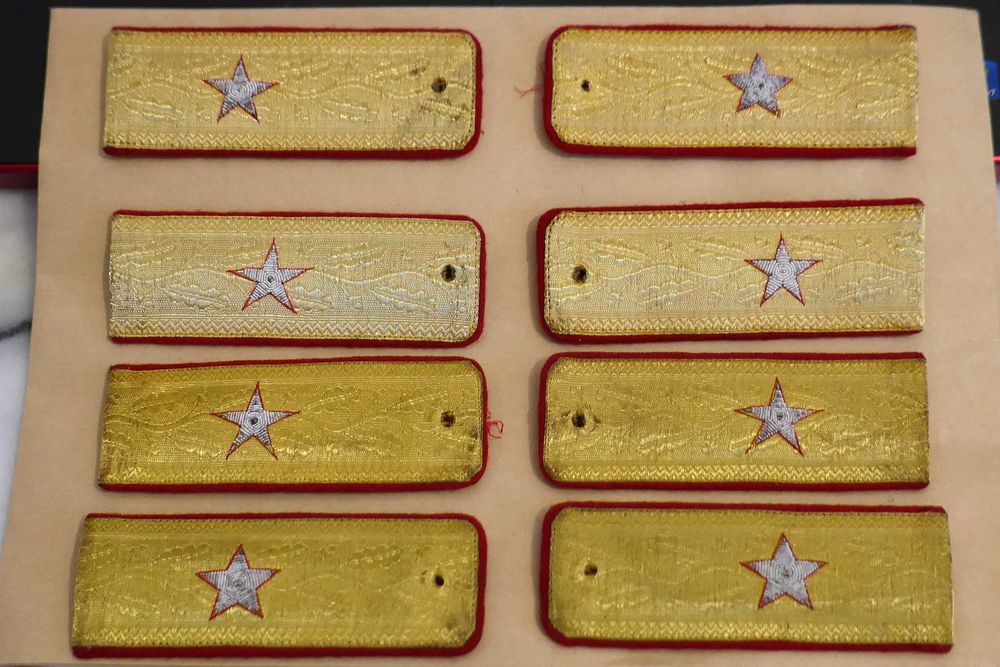 UNIFORMA Veston General Armata/ Colonel SECURITATE Epoleti Semne Arma ...