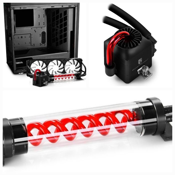 Carcasa Deepcool Gamer Storm Genome II Black Red AIO 360mm Galati • OLX.ro