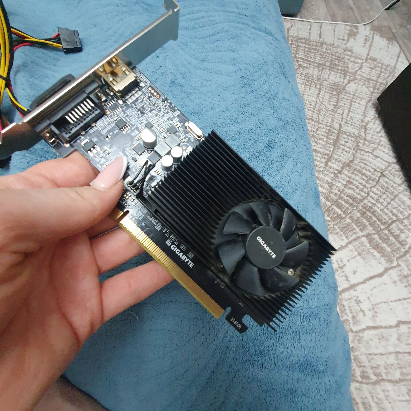 Видеокарта GIGABYTE GeForce GT 1030 Low Profile D4 2G GV-N1030D4-2GL 2 ...