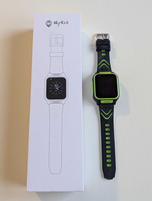 Детски смарт часовник Myki 4 Black/Green гр. Варна Погреби • OLX.bg