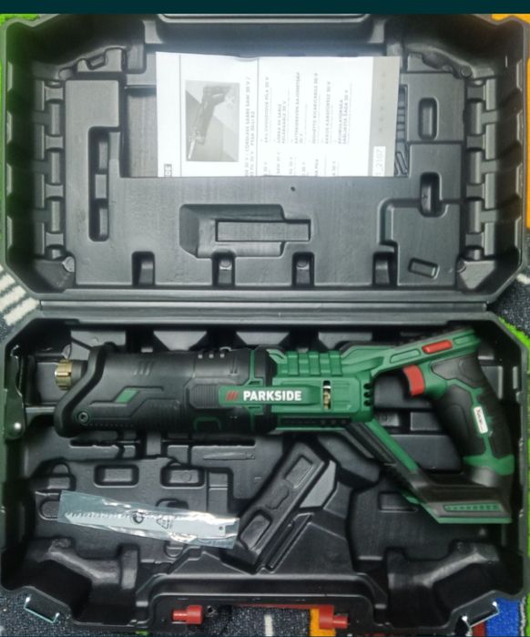 Parkside ferastrau sabie fierastrau pendular taiat lemn baterie 20V 8A ...