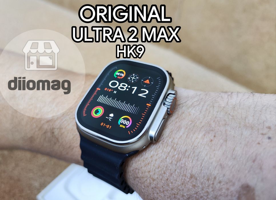 ULTRA2MAX-Ceas smartwatch HK9 ULTRA2 MAX 49mm SuperAMOLED+ cu AOD ...