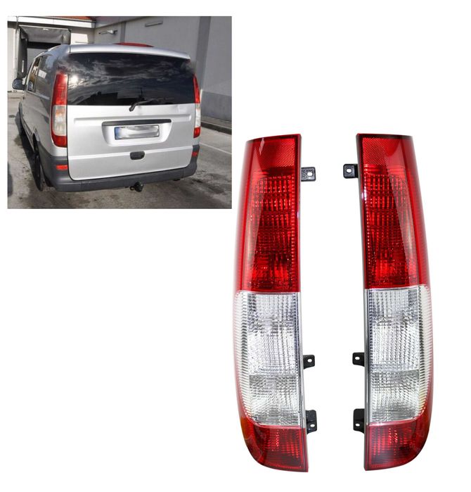 Стопове Стоп Задни Светлини Е4 за MERCEDES VIANO VITO W639 2003- гр ...