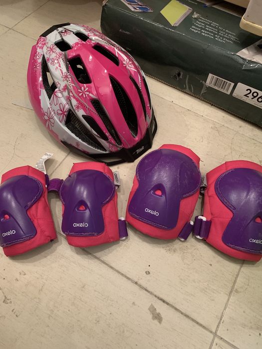 Каска Crivit и протектори Oxelo гр. София Дружба 2 • OLX.bg