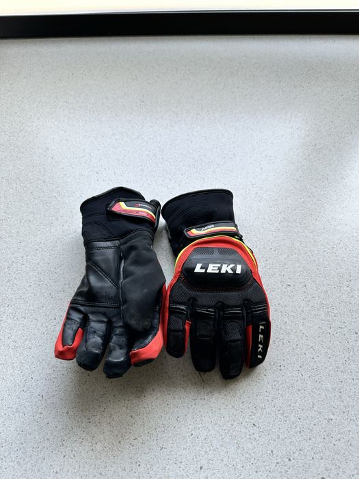 Manusi Race Leki Marimea 8 + Bete Leki GS 105 cm Brasov • OLX.ro