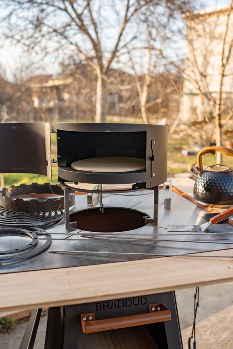 Gratar plita inox / baza , cuva corten Arad • OLX.ro