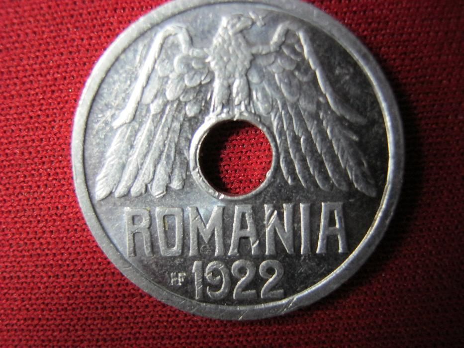Moneda romaneasca,Proba de batere,50 Bani 1922.Ferdinand. Arad • OLX.ro