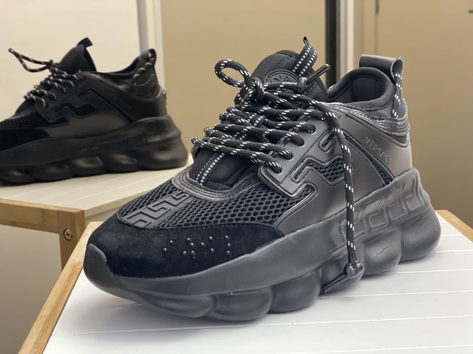 Adidasi Versace Chain Reaction Black Bucuresti Sectorul 2 • OLX.ro