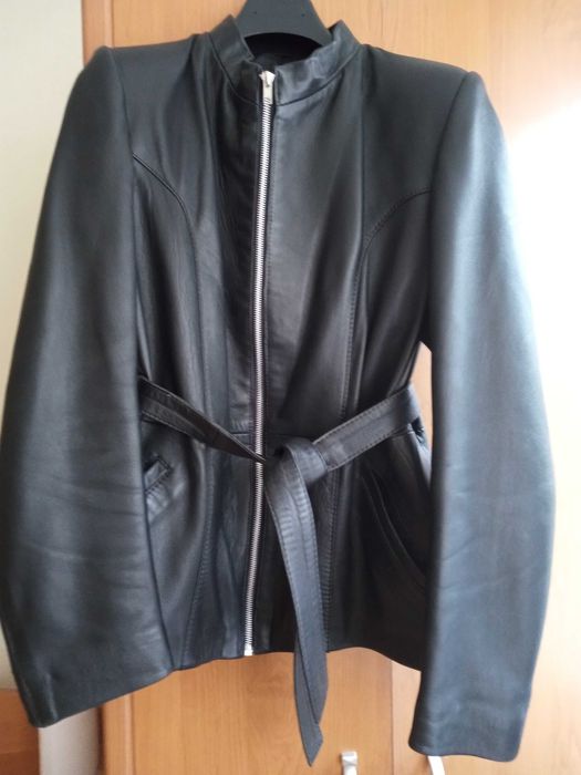 Jacheta de piele , neagra. marimea 38-40 M Timisoara • OLX.ro