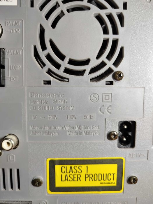 Superb sistem Panasonic model: SA-PM17. 5 CD-uri. Complet functional ...