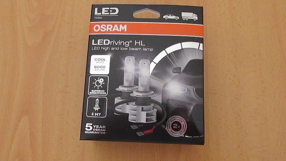 OSRAM LEDriving HL gen2 - H7 6000K, 2 бр. к-т/2 бр./ гр. Варна Окръжна болница • OLX.bg