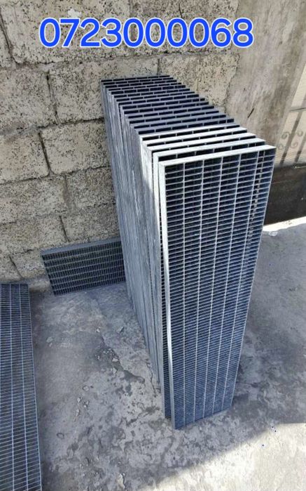 Trepte zincate modele si dimensiuni diferite din rigola sau grilaj 60 ...