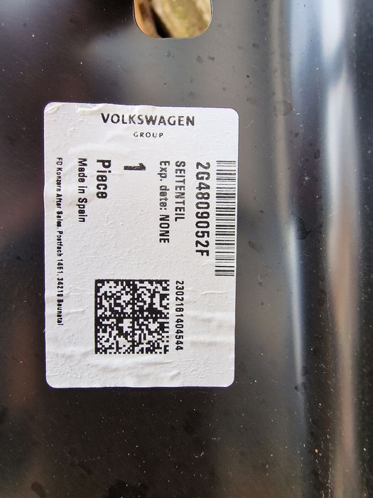 VW Polo 2G4 2020 заден десен калник панел с. Лешница • OLX.bg