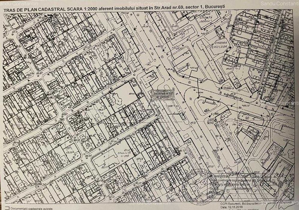Teren de vanzare 503MP ,Bdl. Ion Mihalache- Piata Chibrit Bucuresti ...