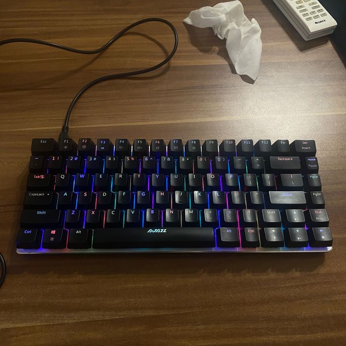 Ajazz AK33 RGB Механична Клавиатура Сини Switch-ове гр. Бургас Център ...