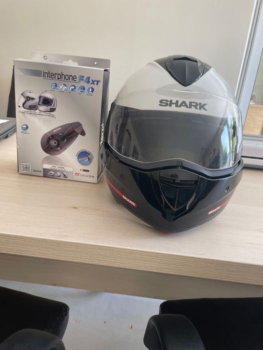 Casca Shark Evolune S3 HAKKA cu Intercom F4XT Timisoara • OLX.ro