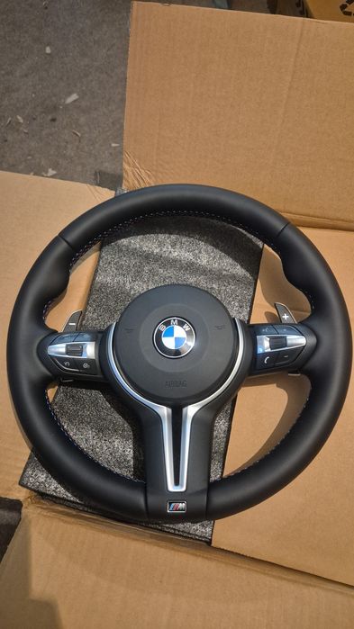 Volan nou bmw cu padele si airbag M f10,f30, f25, f11 f01 Bucuresti ...