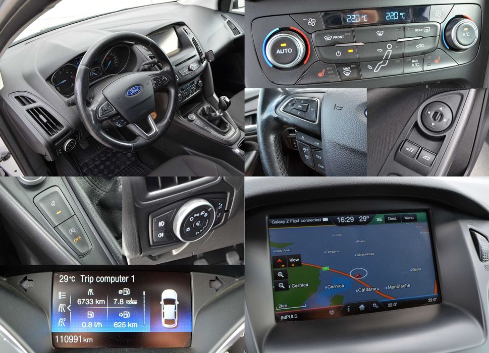Ford Focus Mk3 Facelift 1.5Tdci 120Cp Euro6 Navi Clima Unic Proprietar ...