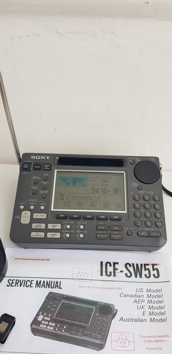 Radio Sony Icf Sw 55 portabil de colecție world receiver Made in Japan Targu-Mures • OLX.ro