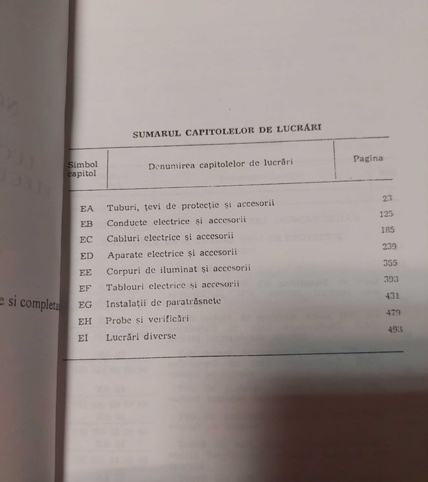 Lot Indicator de norme de deviz pentru lucrari de reparatii Bucuresti ...