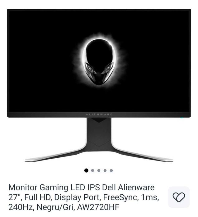 Monitor Gaming LED IPS Dell Alienware 27" Full HD 240hz Constanta • OLX.ro