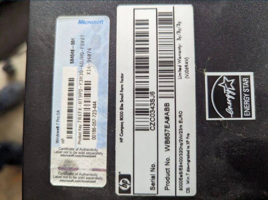 Desktop HP Compaq Model 8000 cu licenta computer calculator Oradea • OLX.ro