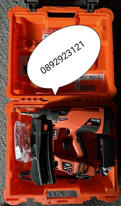 Спит Пулса Spit pulsa 65 такер пушка директен монтаж пирони бетон мета ...