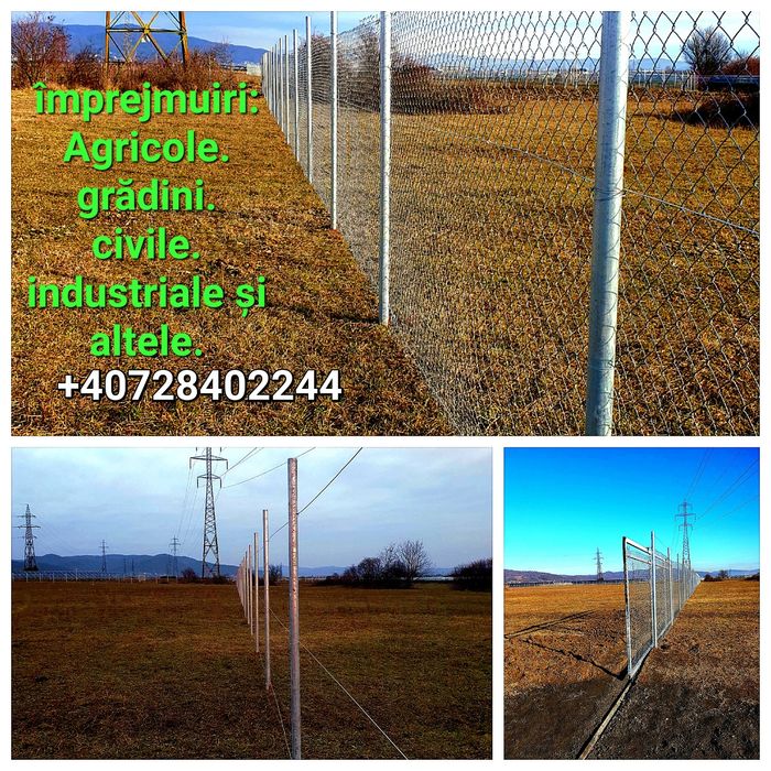 Împrejmuiri / gard / gradini / agricole / agricole / fotovoltaice ...