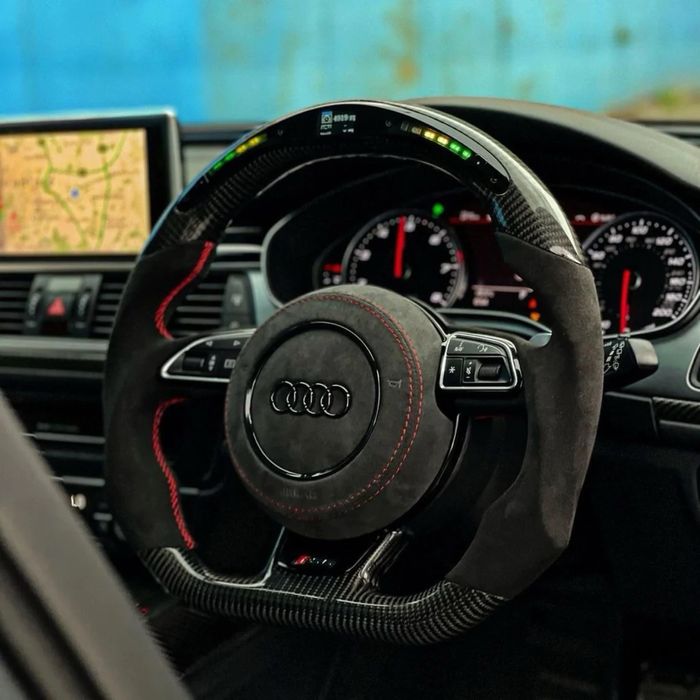 Volan Audi custom led A3 A4 A5 A6 A7 A8 Brasov • OLX.ro